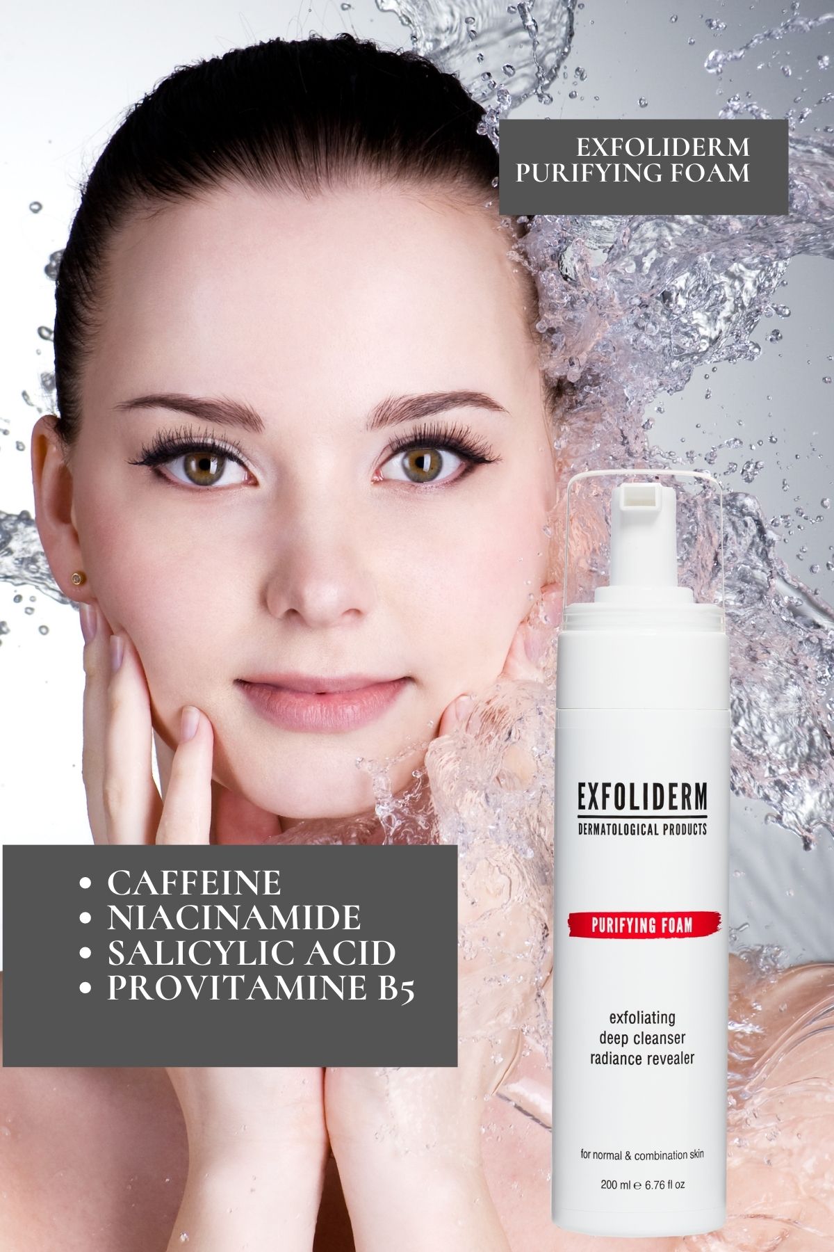 EXFOLIDERM PURIFYING FOAM 200 ML - LUWISCHE DERMATOLOGICAL & COSMETICS ...